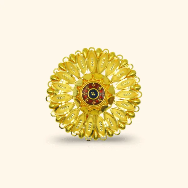 Enchanted Aura Gold Ring - Chhaganlal Dayaljee Jewellers CHD-THE ORIGINAL