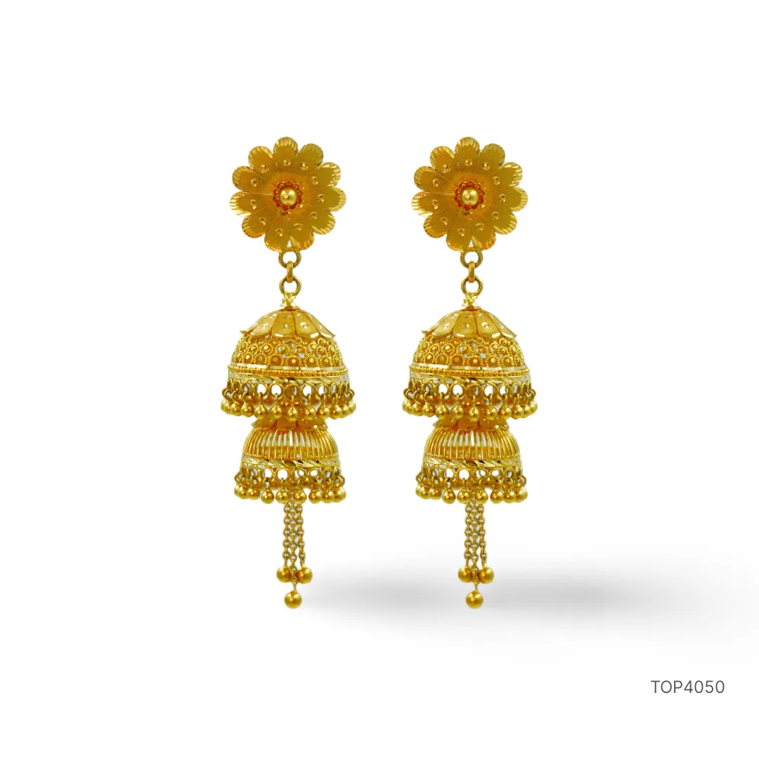 TRADITIONAL JHUMKA 22K GOLD - Chhaganlal Dayaljee Jewellers CHD-THE ...