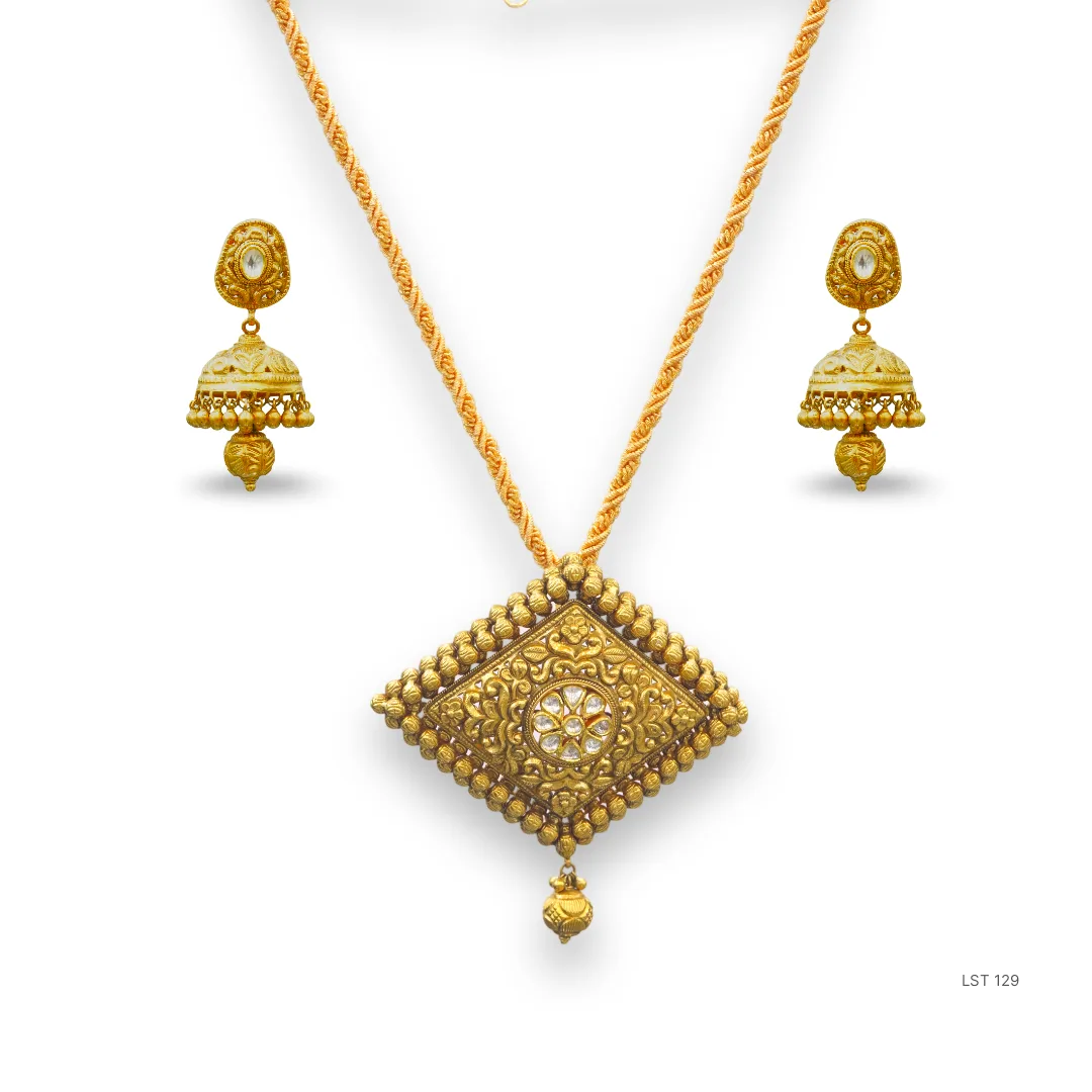 Gold Gold Pendant sets - Chhaganlal Dayaljee Jewellers CHD-THE ORIGINAL ...