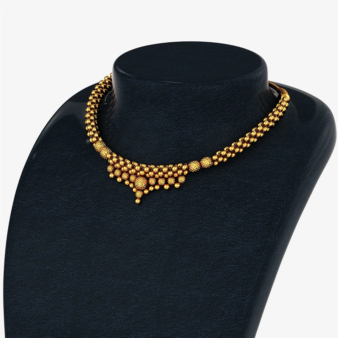 ANTIQUE SET 22K GOLD - Chhaganlal Dayaljee Jewellers CHD-THE ORIGINAL