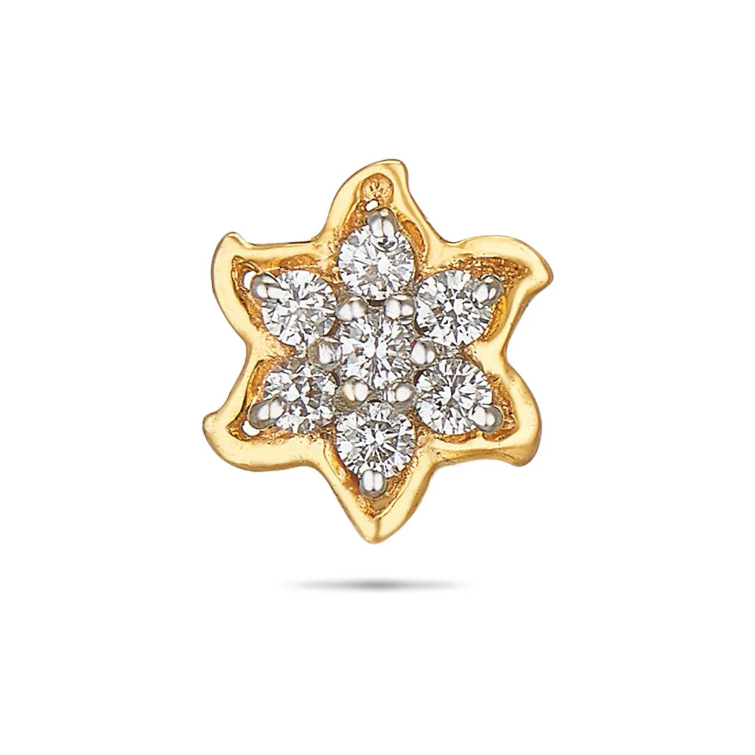 Diamond nosepin - Chhaganlal Dayaljee Jewellers CHD-THE ORIGINAL
