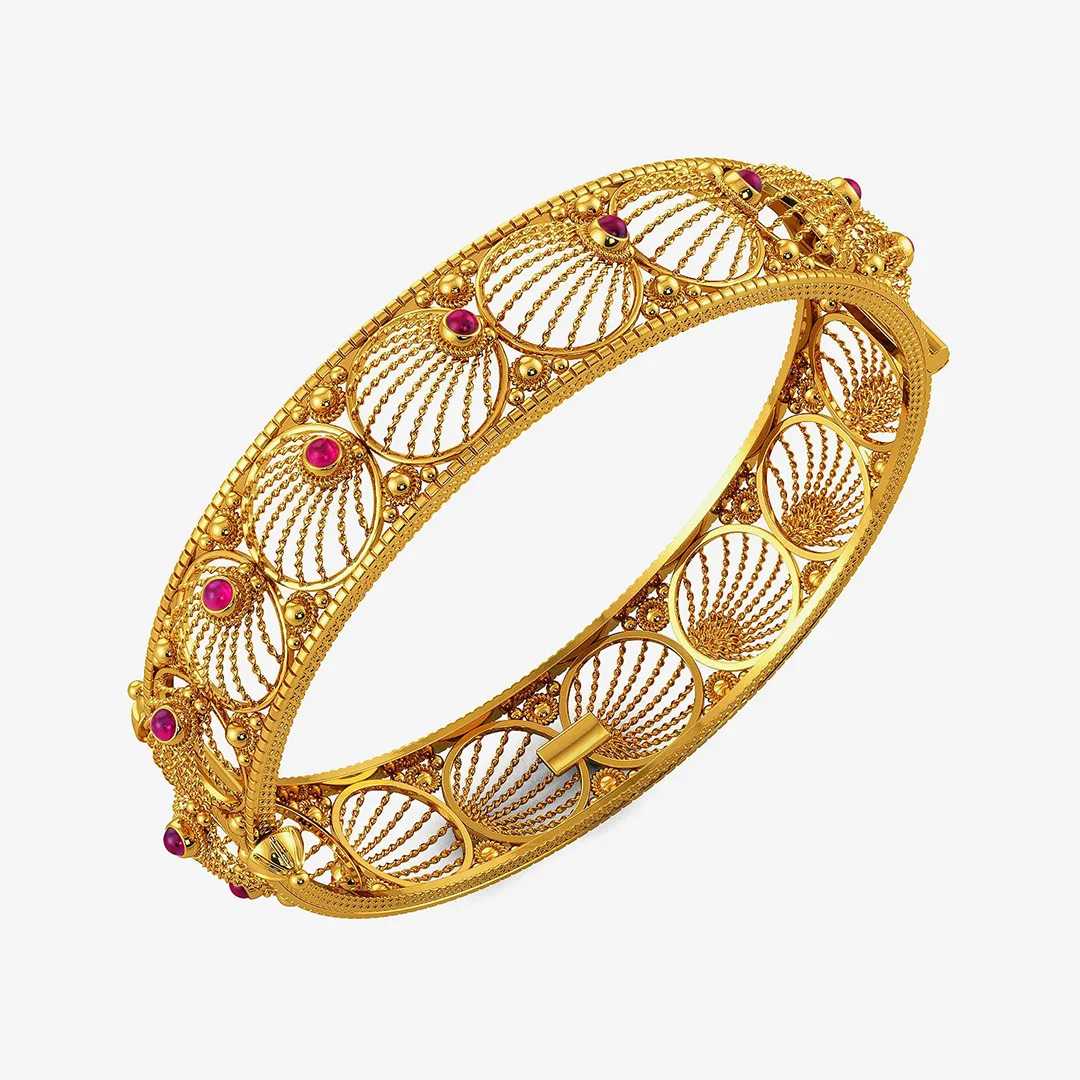 ORNATE BEAUTY GOLD BANGLES 22K - Chhaganlal Dayaljee Jewellers CHD-THE ...