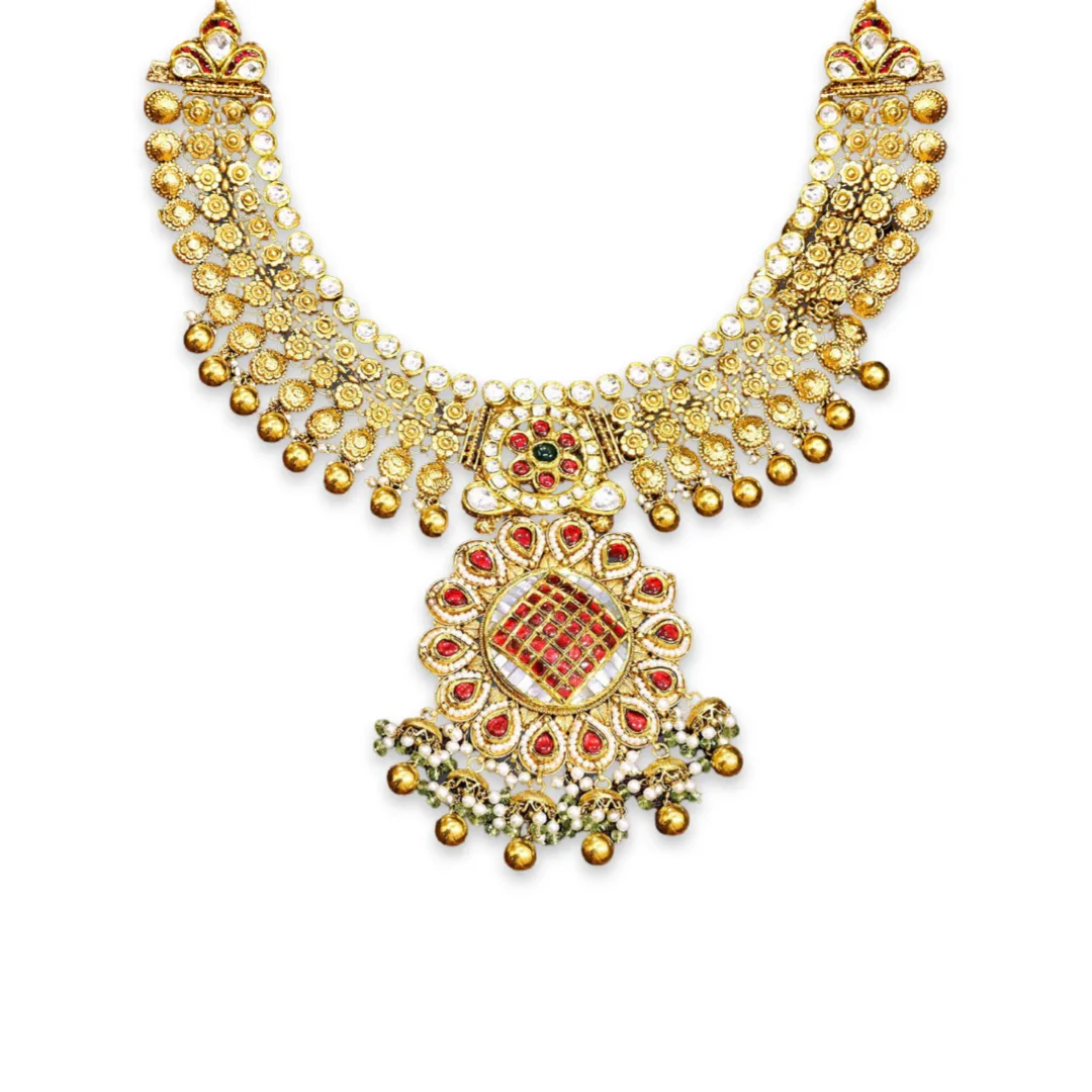 22k Traditional Gold Necklace - Chhaganlal Dayaljee Jewellers CHD-THE ...