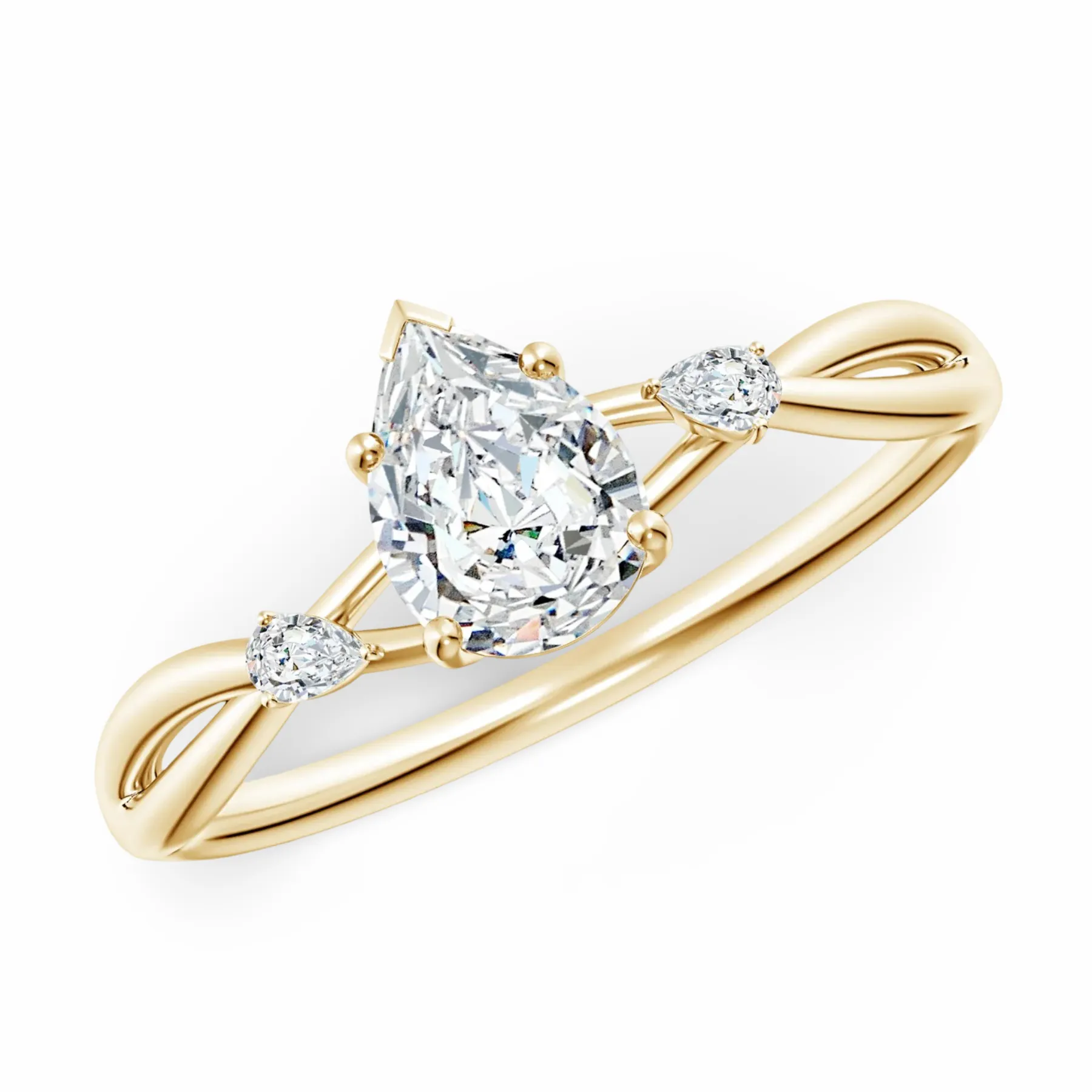 Divine Drop Diamond Ring - Chhaganlal Dayaljee Jewellers CHD-THE ORIGINAL