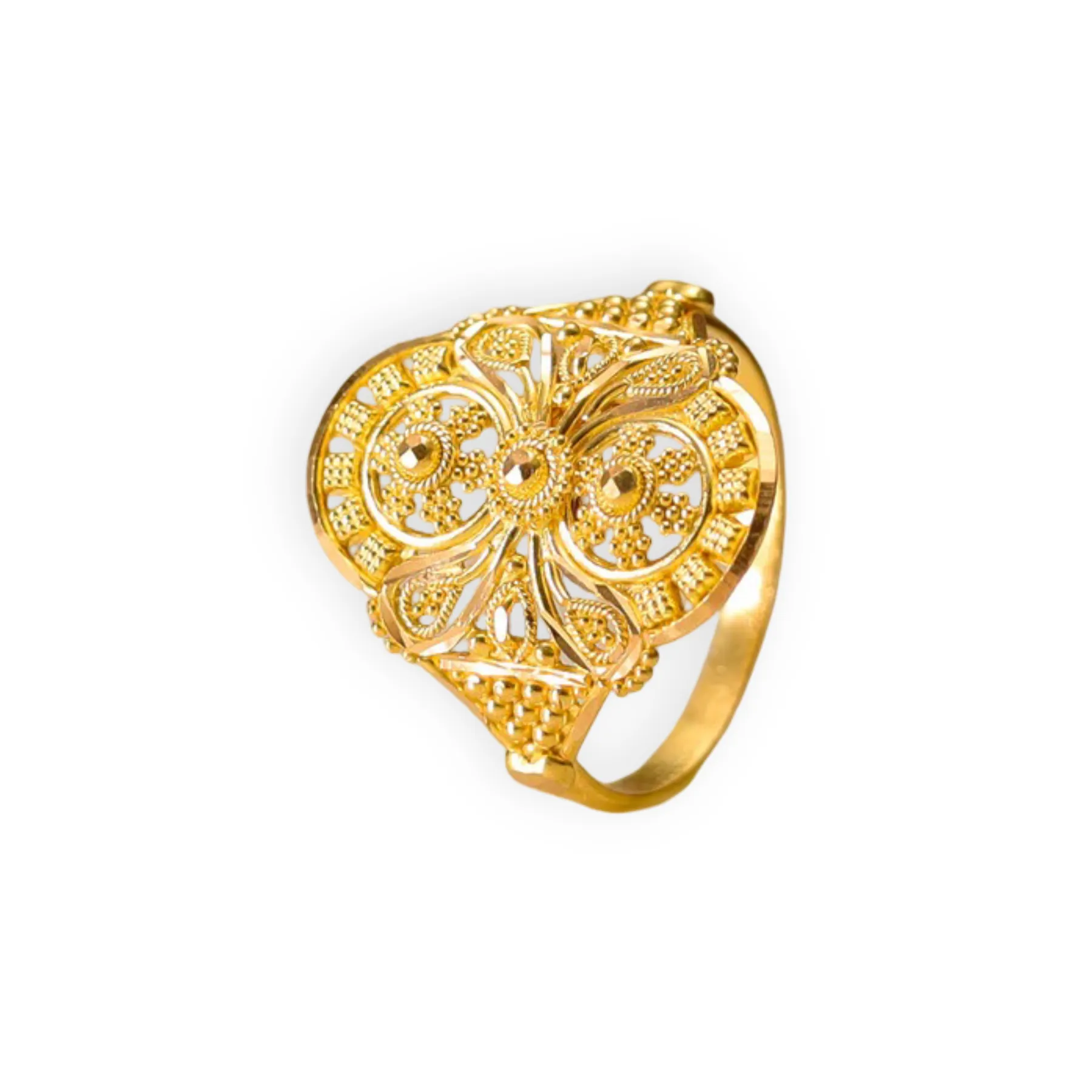 Swarna Gulmohar Ring - Chhaganlal Dayaljee Jewellers CHD-THE ORIGINAL